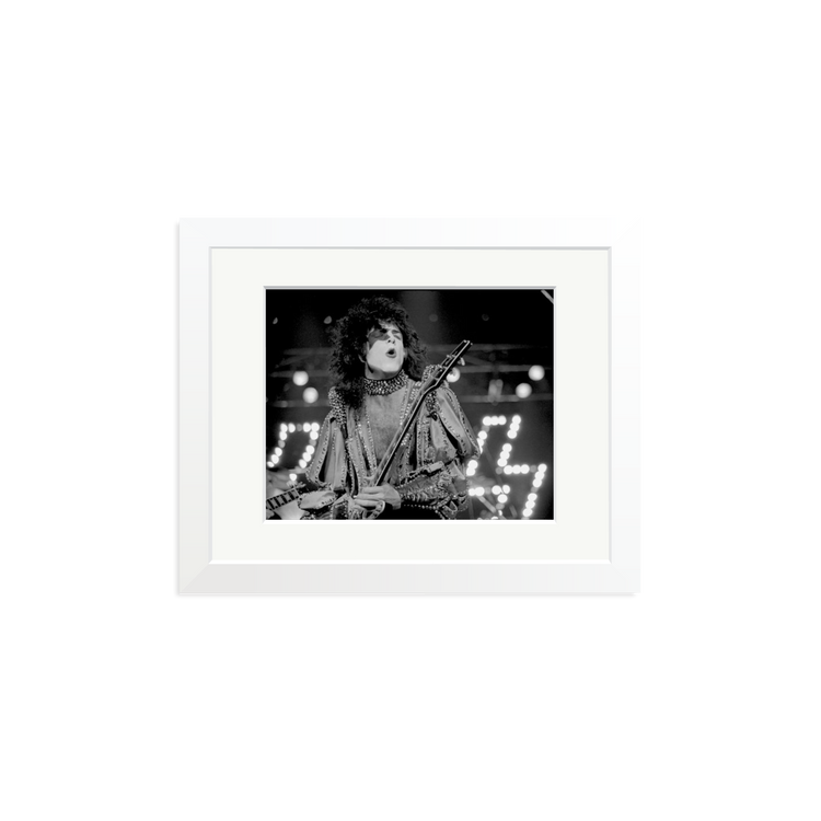 Paul Stanley 1979 by Janet Macoska | Framed Photography