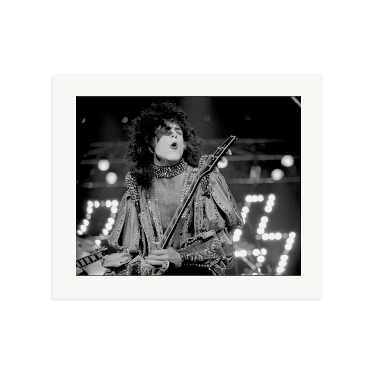 Paul Stanley 1979 by Janet Macoska | Framed Photography