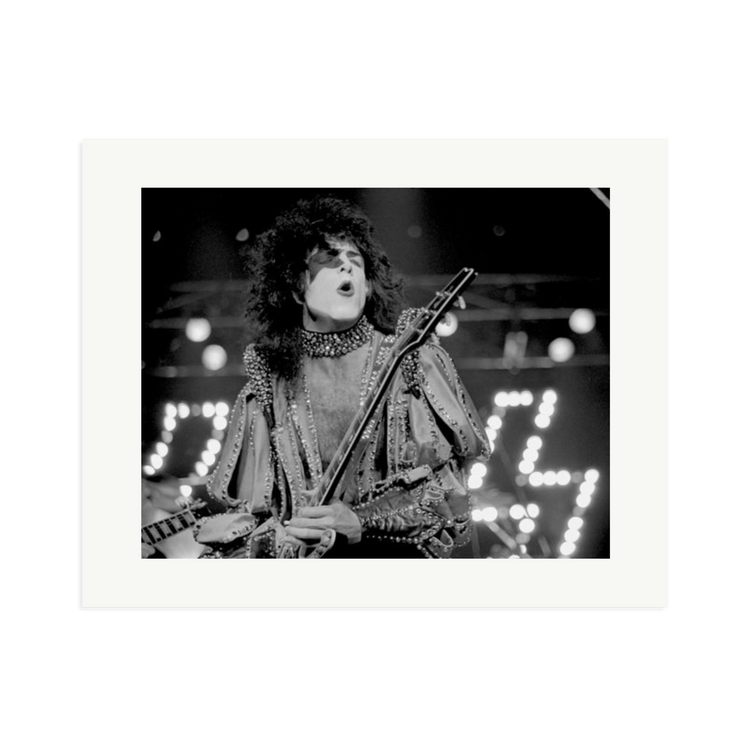 Paul Stanley 1979 by Janet Macoska | Framed Photography