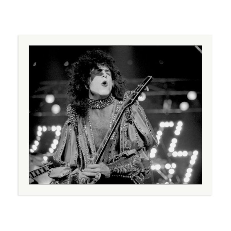Paul Stanley 1979 by Janet Macoska | Framed Photography