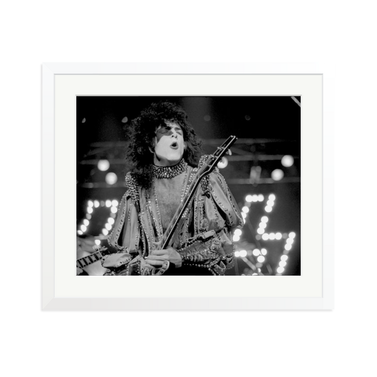 Paul Stanley 1979 by Janet Macoska | Framed Photography