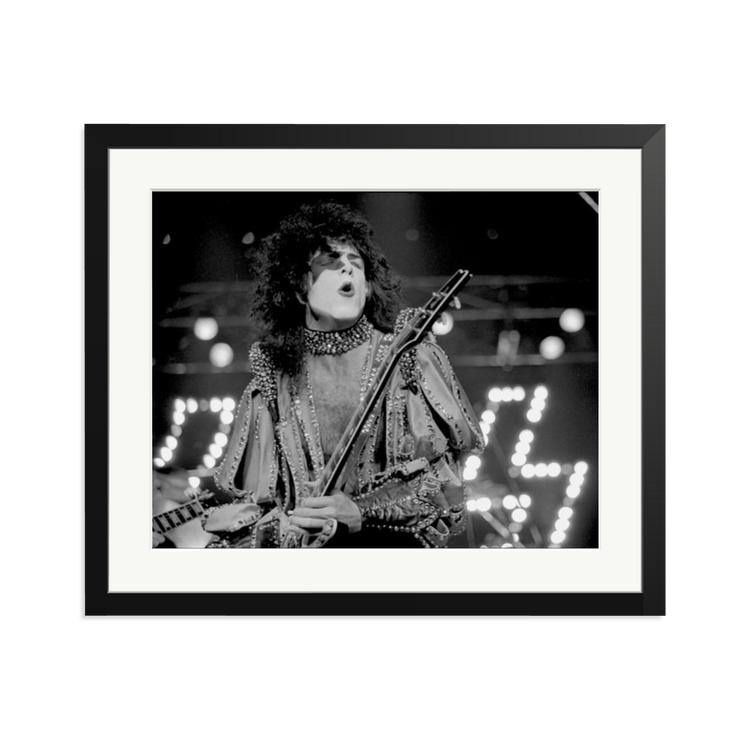 Paul Stanley 1979 by Janet Macoska | Framed Photography