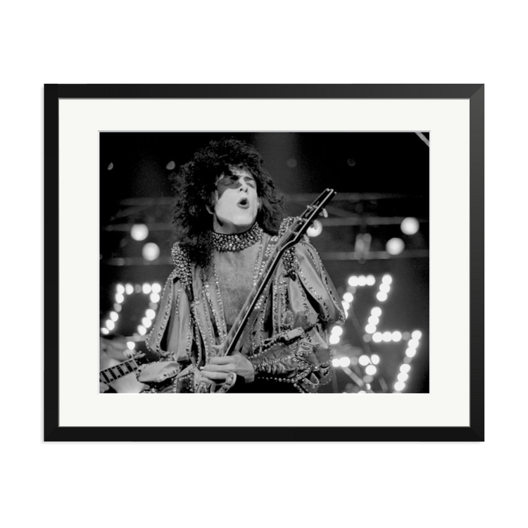 Paul Stanley 1979 by Janet Macoska | Framed Photography